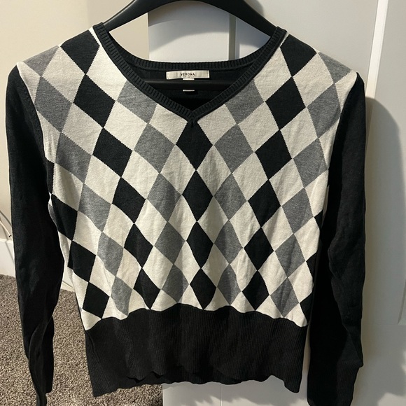 Sweaters | Vintage Checkered Sweater | Poshmark